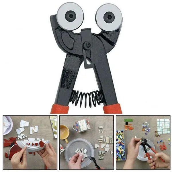 Кусачки для мозаики Dragon Tools для колки стеклянной мозаики из витражного стекла — фото 1