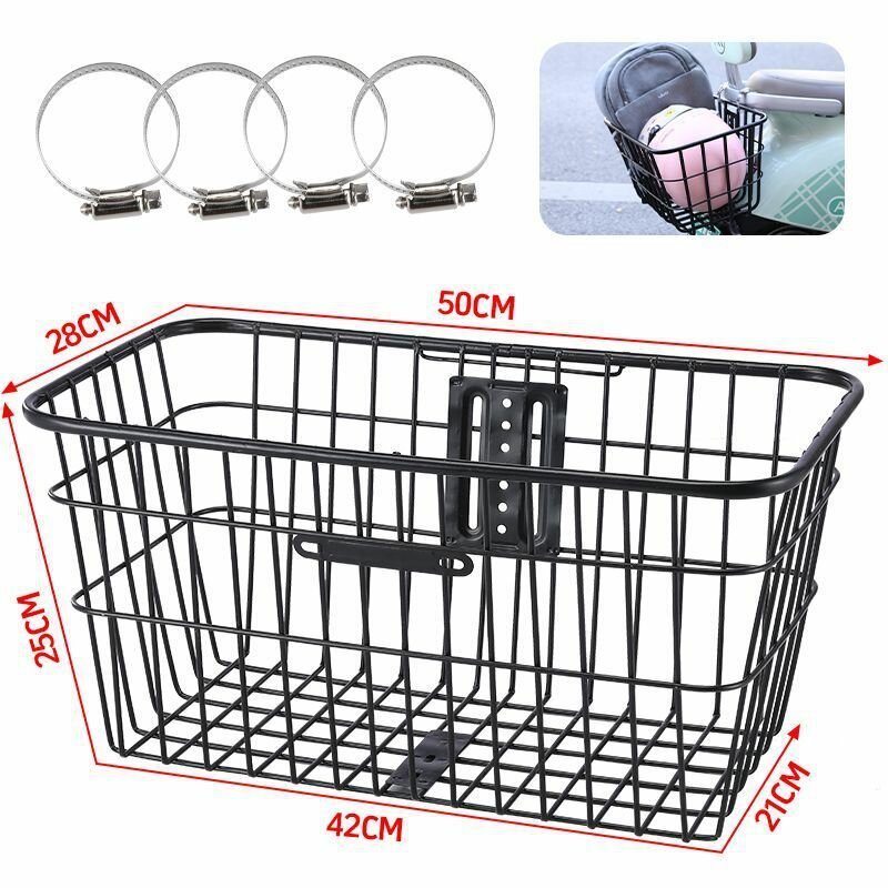 Водонепроницаемый скутер с корзиной, электрический велосипед, задняя корзина, аксессуары для велосипеда, водонепроницаемый для студентов