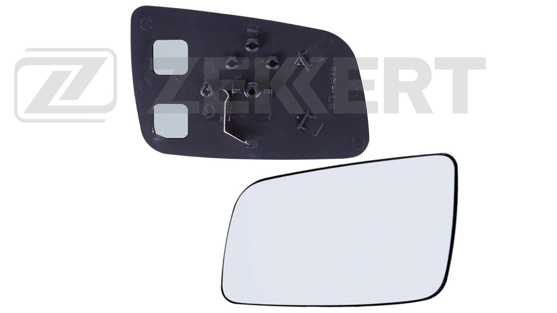 Стекло зеркала левый Zekkert Германия на Opel Astra G . Зеркало на Опель Астра G 1998 - 2005гг