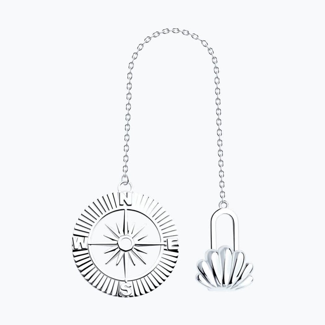 Ионизатор для воды "SOKOLOV" 2301080006, серебро 925, родированное, подарочный