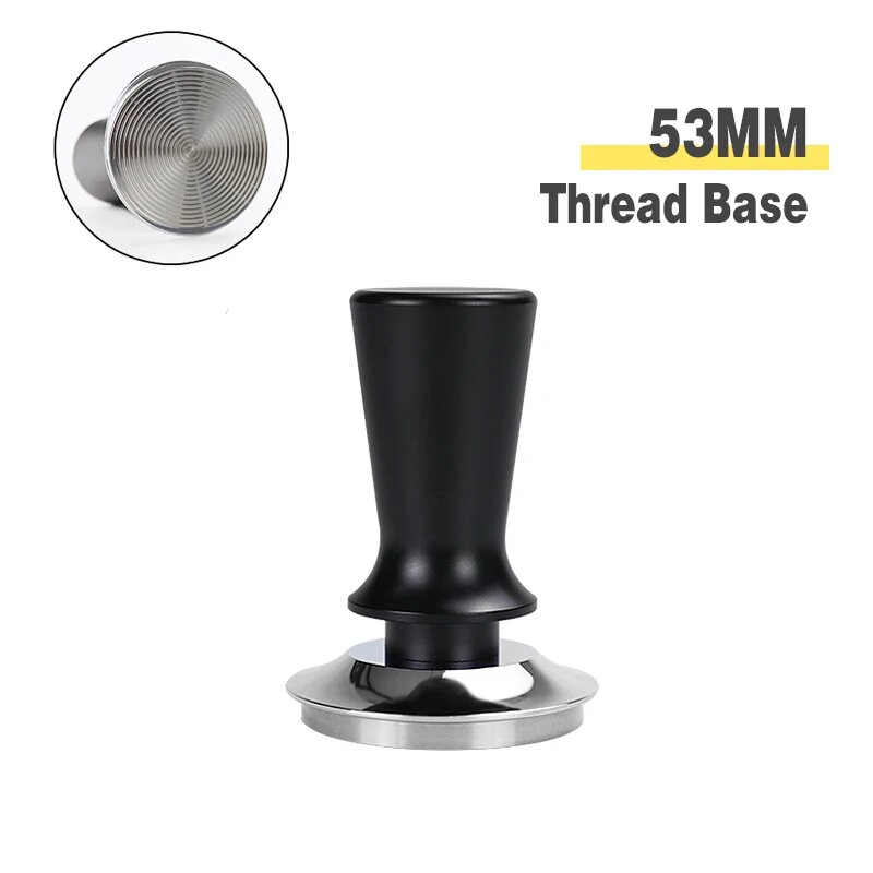 Калиброванный темпер для кофе 30 фунтов 51/53/58 мм для Delonghi Breville Black 53mm Thread