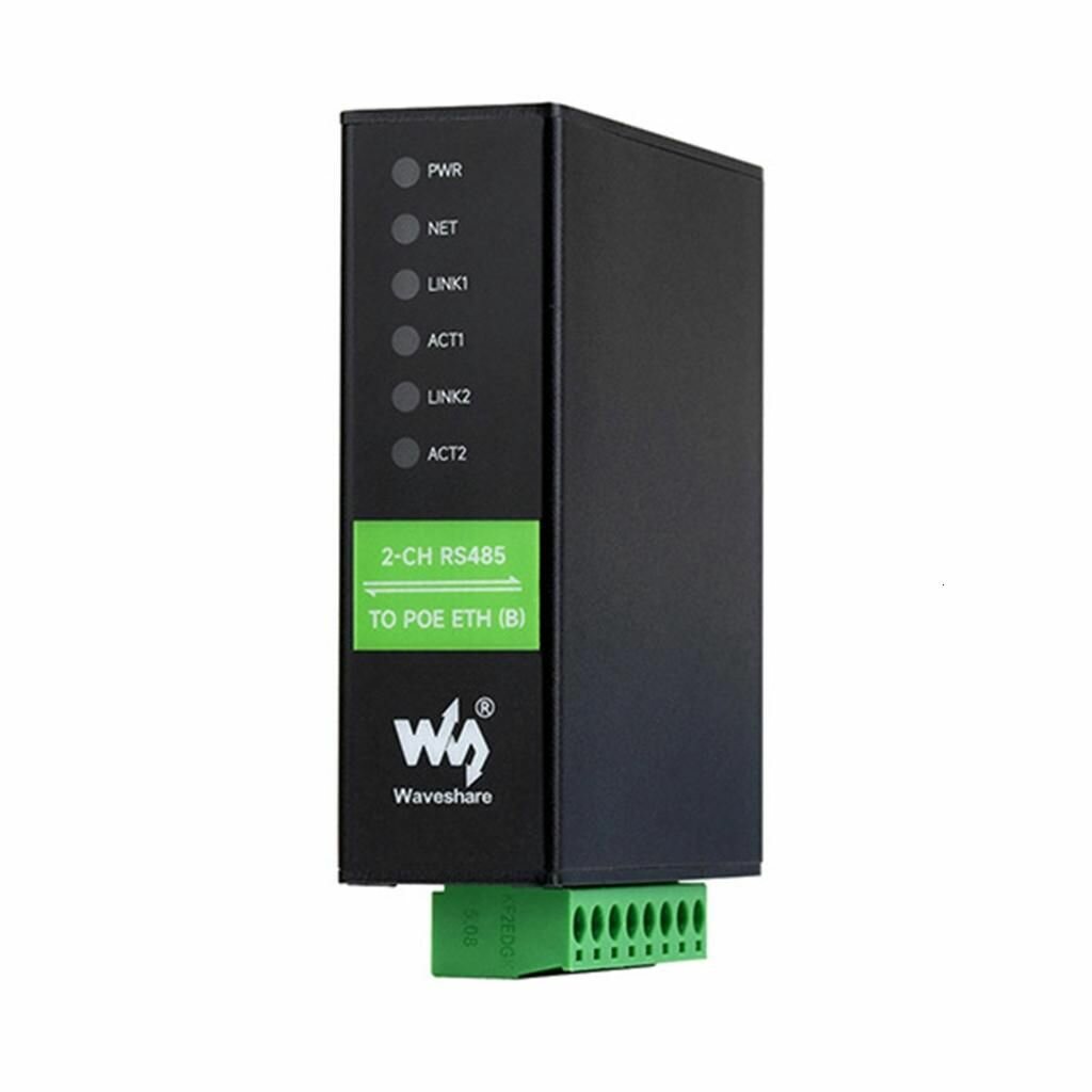 2-канальный RS485 в Ethernet сервер, - Версия сетевого порта PoE