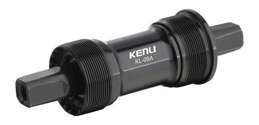 Каретка KENLI KL-09A 68/113 мм, BSA под квадрат, промподшипники, чашки и корпус - алюминий