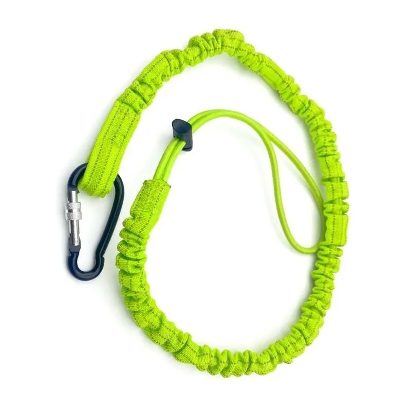 (1шт) Нейлоновый страховочный трос для воздушных работ с защитой от падения-зеленый