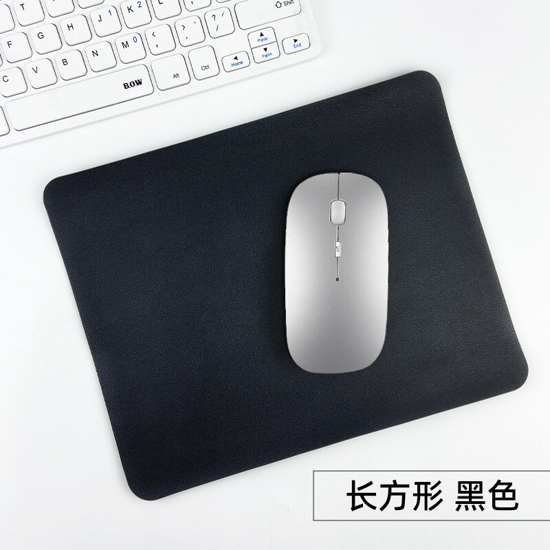 Кросс-бордерный PU кожаный утолщенный подкладной материал для этикеток, устойчивый к грязи, многоцветный, квадратный и круглый кожаный подкладной материал для этикеток с возможностью нанесения логотипа