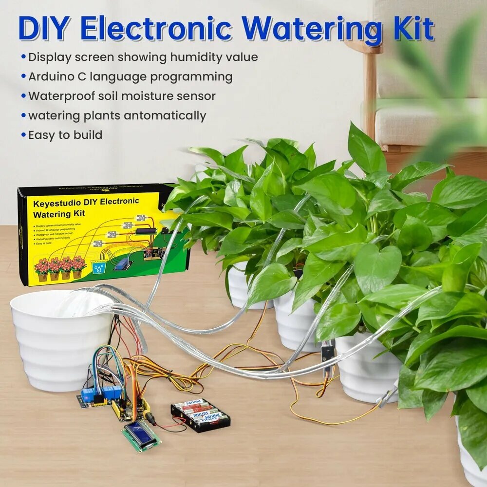 Keyestudio DIY электронные датчики набор поливания умное устройство поливания для Arduino