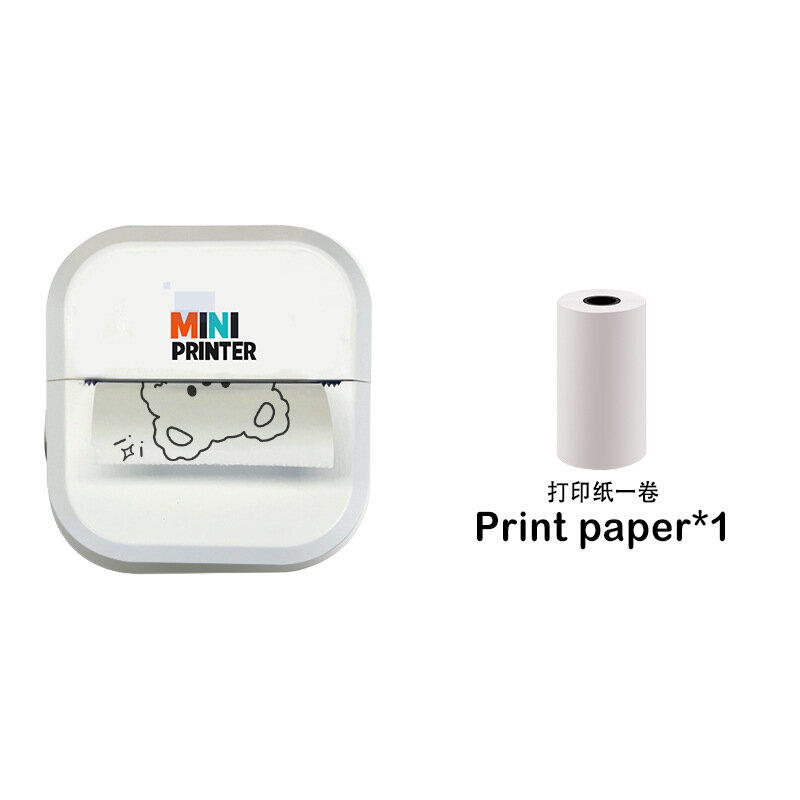 Кросс-бордер мини-принтер для домашнего использования, портативный принтер этикеток, ручной карманный HD-принтер с коррекцией ошибок
