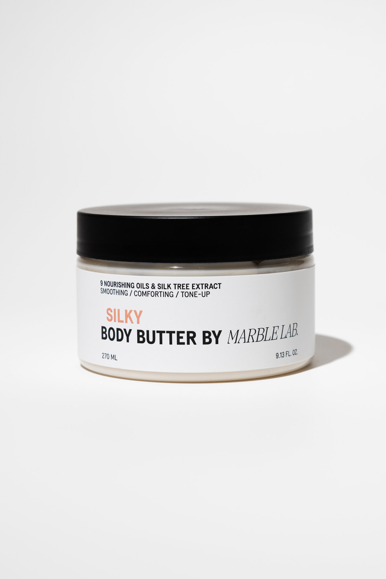Крем-баттер для тела Marble Lab "Шёлк" восстанавливающий, 270 мл