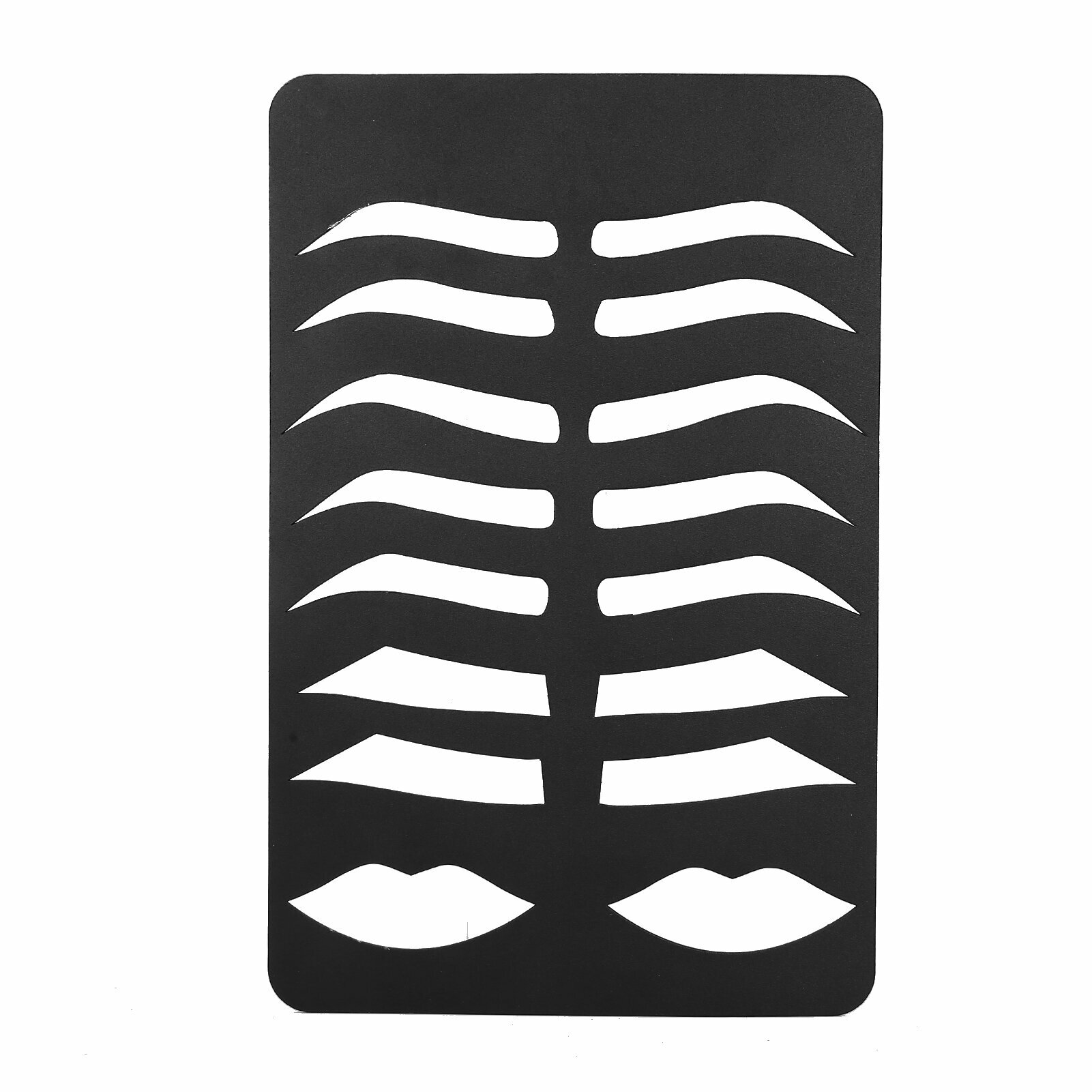 Eyebrow Lip Shape Stencils Template Fashionable Eye Brow Kit Makeup Shaper