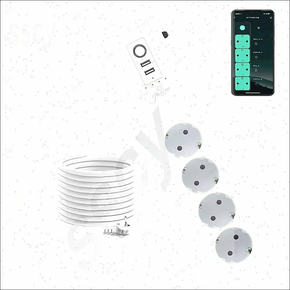 WIFI-умный разъёмный шнур