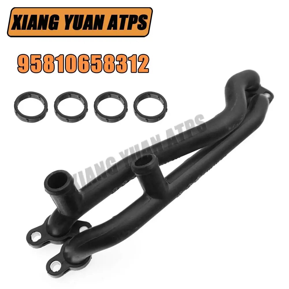 95810658312 95810610500 95810610400 Шланг охлаждающей жидкости двигателя, антифризная труба для Porsche Cayenne E2 92 2011 2012 2013 2014-2018 3.0L 95810658312