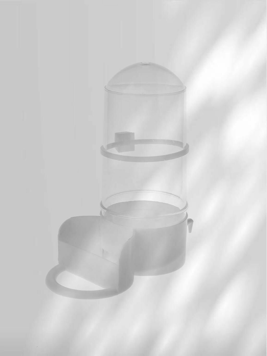 Автоматическая поилка для волнистых попугаев, Белый