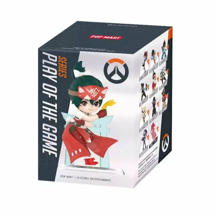 POP MART Коллекционная фигурка"OverWatch", Случайно,1шт,9-10cm