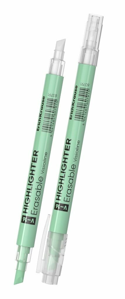 Текстовыделитель Erich Krause Visioline V-16 Erasable Pastel, цвет зеленый 60791