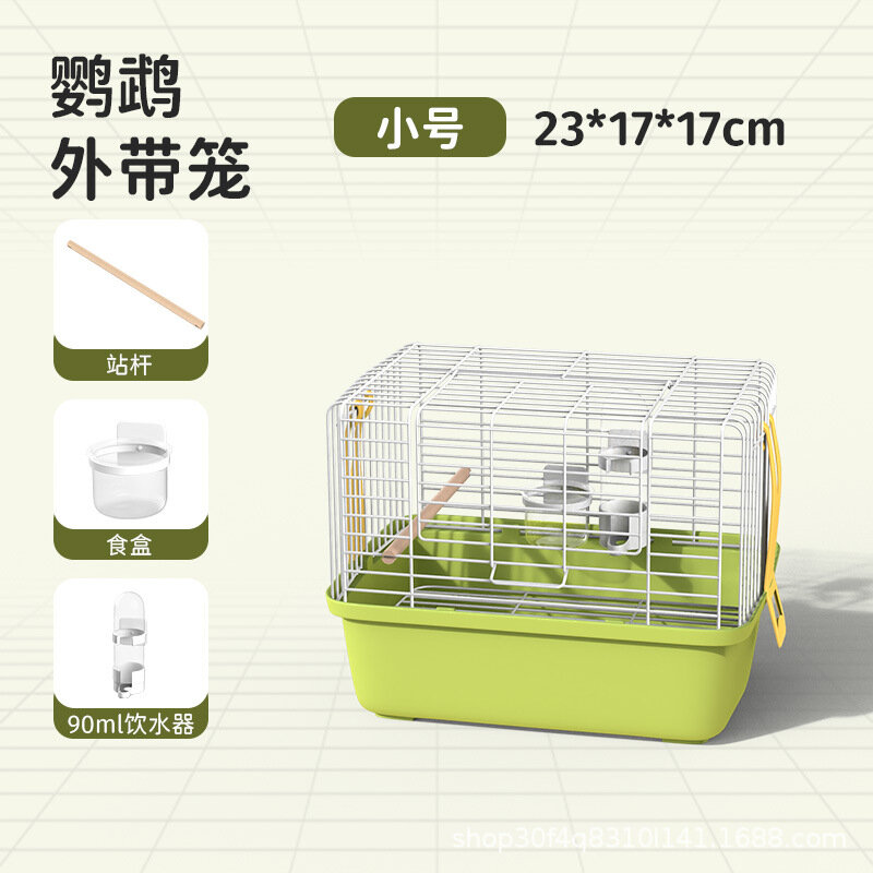 Клетка для птиц на улице, портативная клетка для попугаев, корелл, волнистых попугаев и любовников для домашнего использования