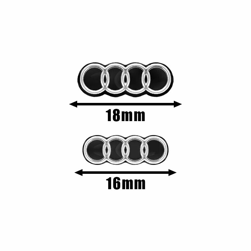 Автомобильный значок, эмблема, автомобильный ключ с дистанционным управлением, наклейка для Audi A1 A3 A4 A5 A6 A7 A8 B5 B6 B7 B8 C5 C6 C7 S3 Q2 Q3 Q5 Q7 TT, аксессуары