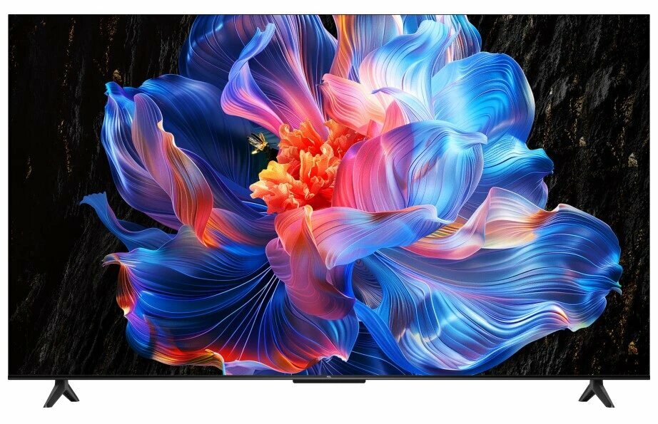 75" (190.5 см) Телевизор TCL 75P6K, черный (Direct LED, 4K UltraHD, Wi-Fi, 60 Гц, Google TV)