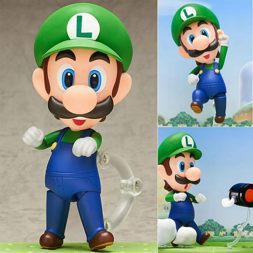 Фигурка Супер Марио Луиджи / Super Mario Luigi Подарки для болельщиков (10 см) 393