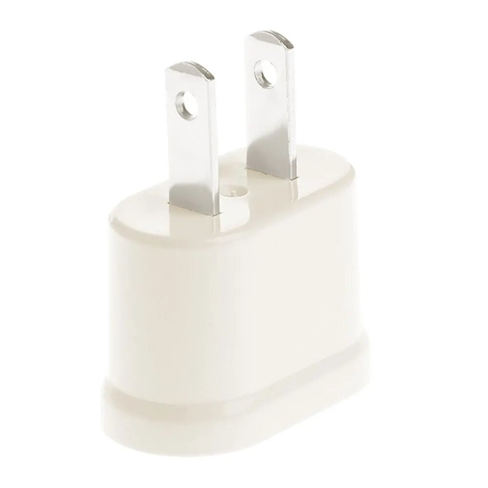 Американский адаптер для путешествий, 2-контактный европейский ЕС подключения преобразователя мощности, электрическая розетка зарядки