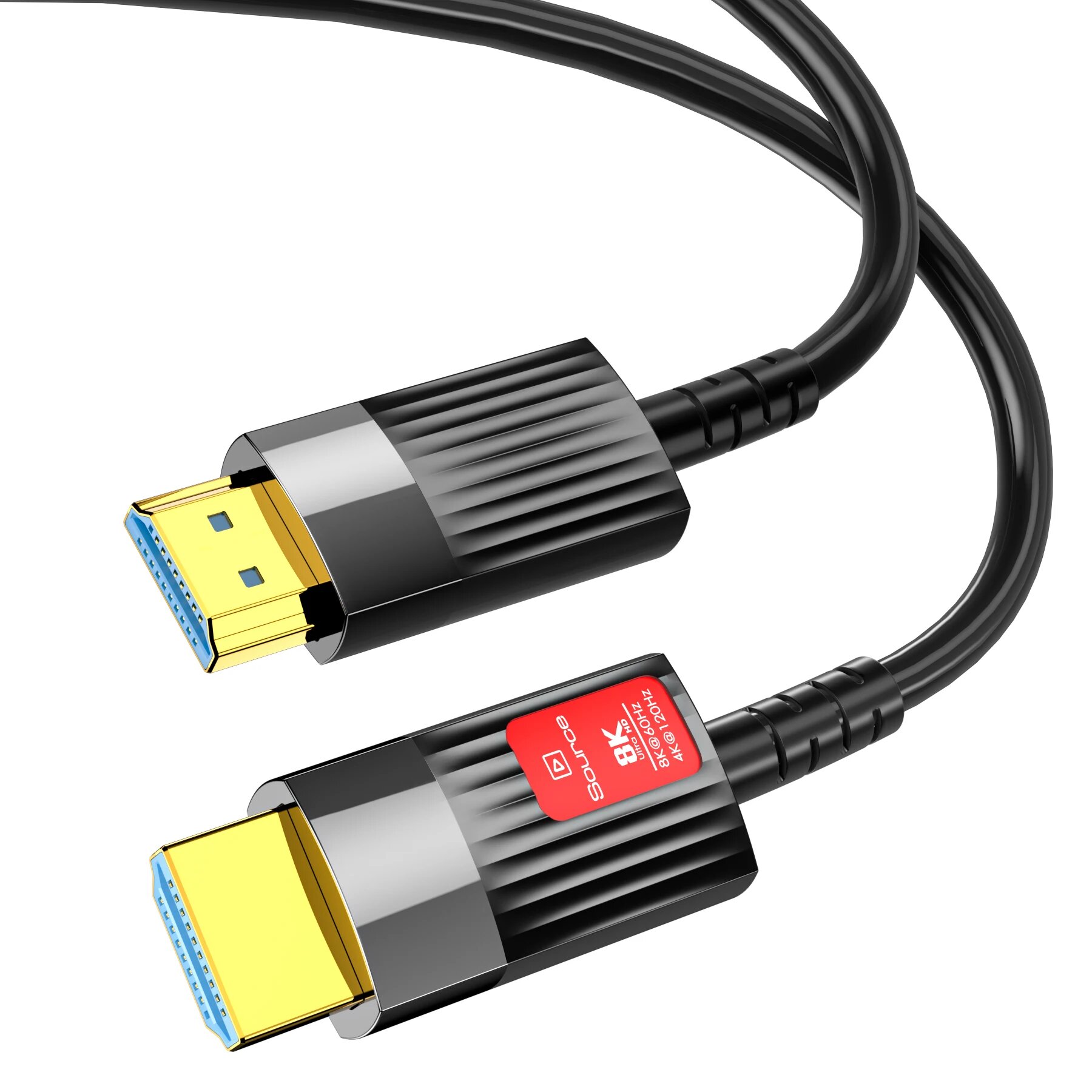 Jasoz Оптоволоконный HDMI 2.1 кабель 15/30/50 м 5м