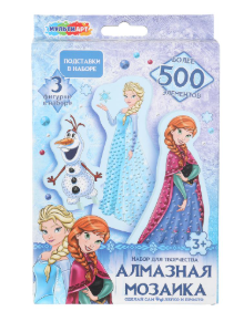 Алмазная мозаика фигурная на подставке 10*15 см снежная принцесса AMFP-128635 401156