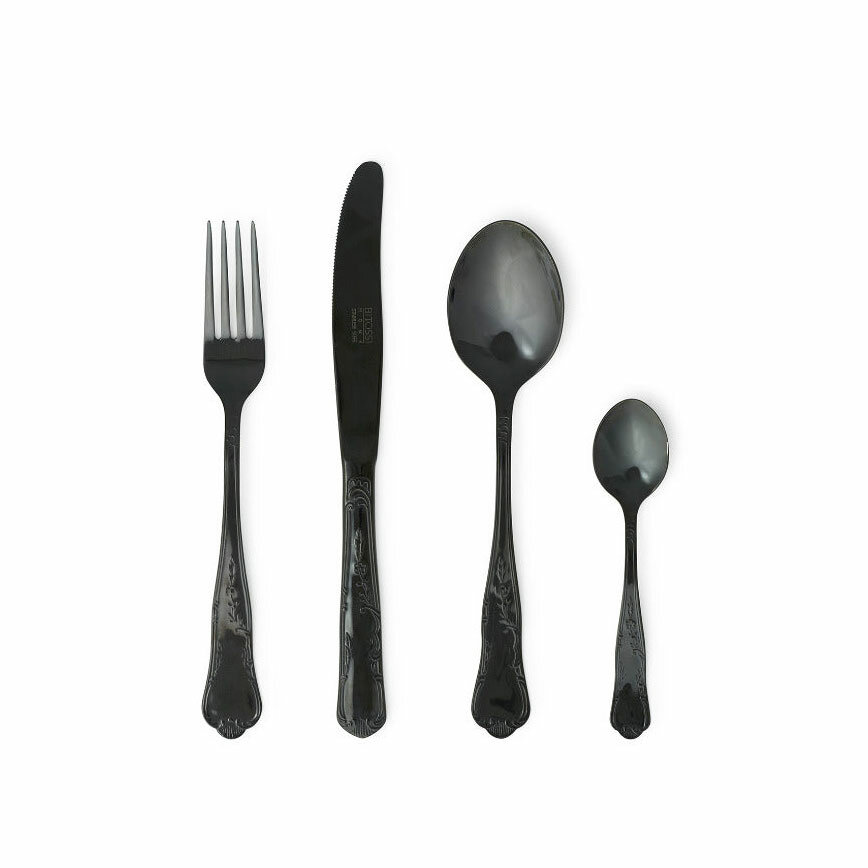 Набор столовых приборов Bitossi Home Retro Retro Black set of 24 HER00201