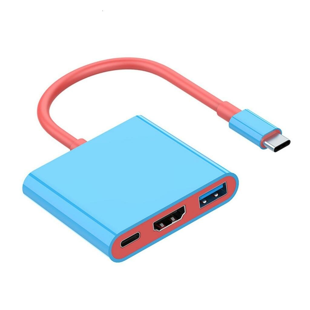 Универсальный TV-док с захватом видео, Blue and red