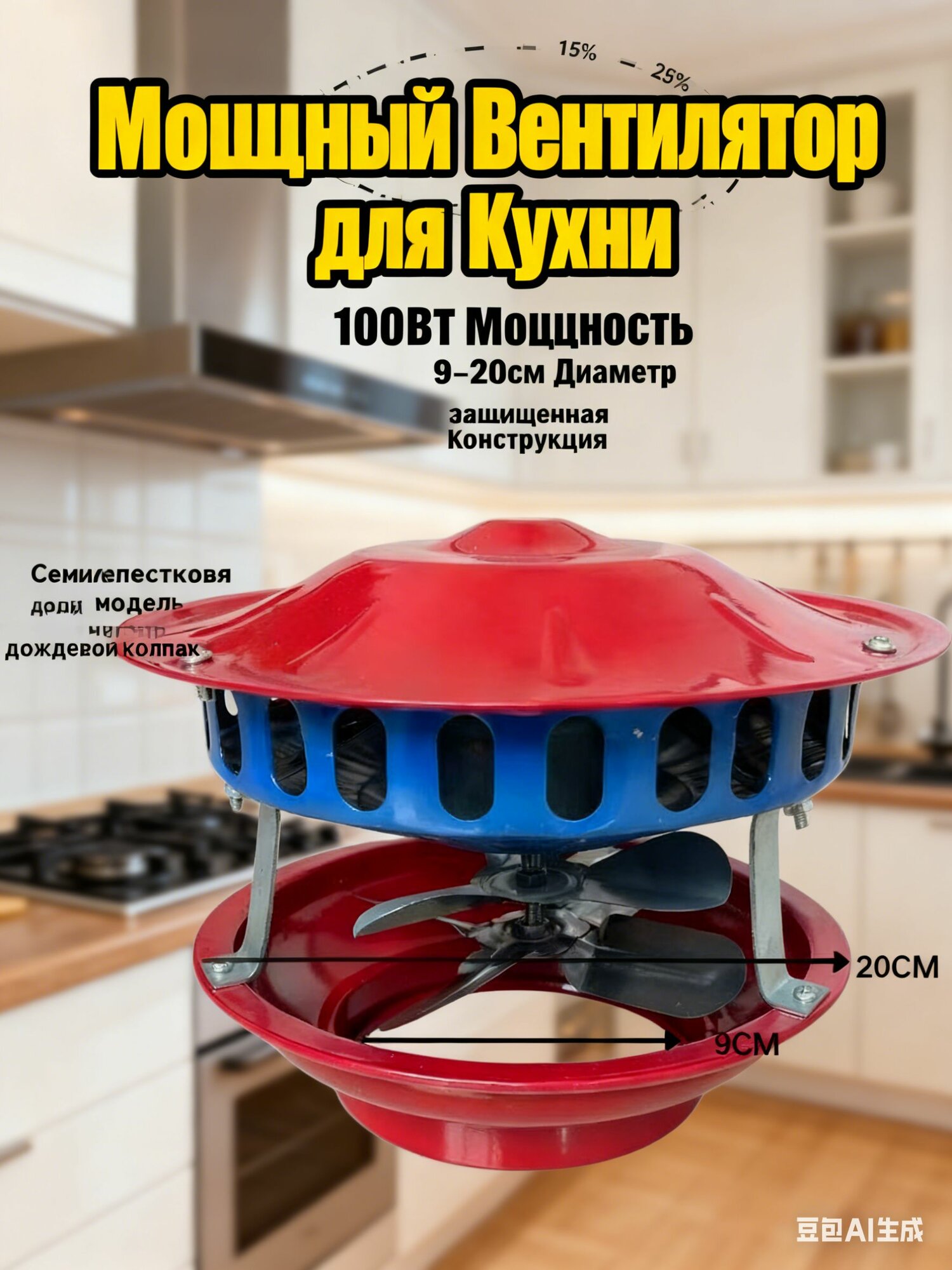 Вытяжной вентилятор для дымоходов