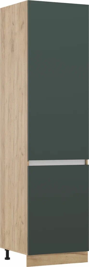 Кухня Карина Пенал ЛДСП 60 см. Изумрудный, Дуб Крафт