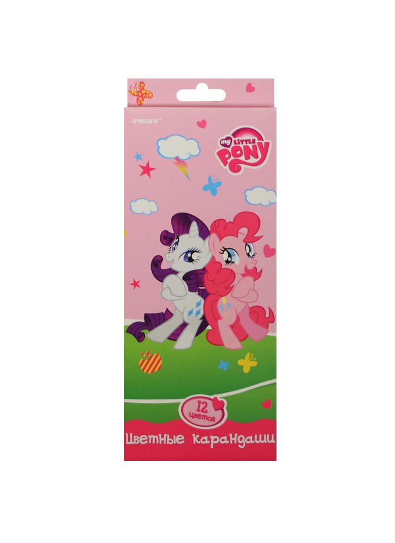 Карандаши цветные My Little Pony, 12 цветов