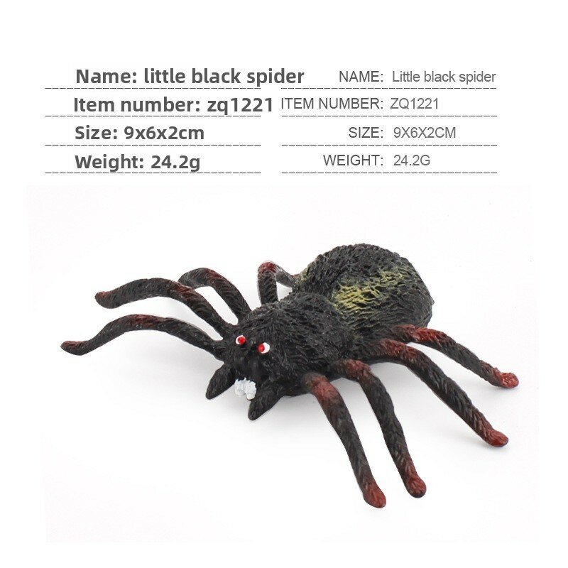 Модель паука с статичной позой для тематических вечеринок и образовательных целей стиль 9