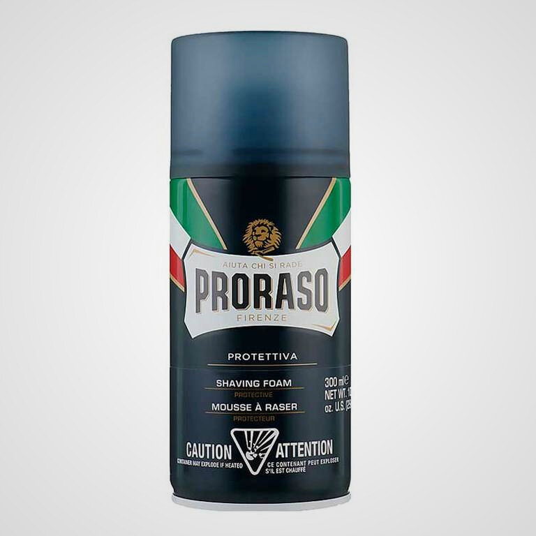 Пена для бритья защитная с алоэ и витамином Е 300 мл Proraso Blue Shaving Foam Пена 300 мл