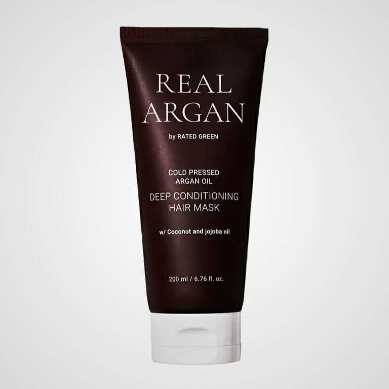 Маска для глубокого восстановления сухих и повреждённых волос с маслом аргана 200 мл Rated Green Deep Conditioning Hair Mask Маска 200 мл