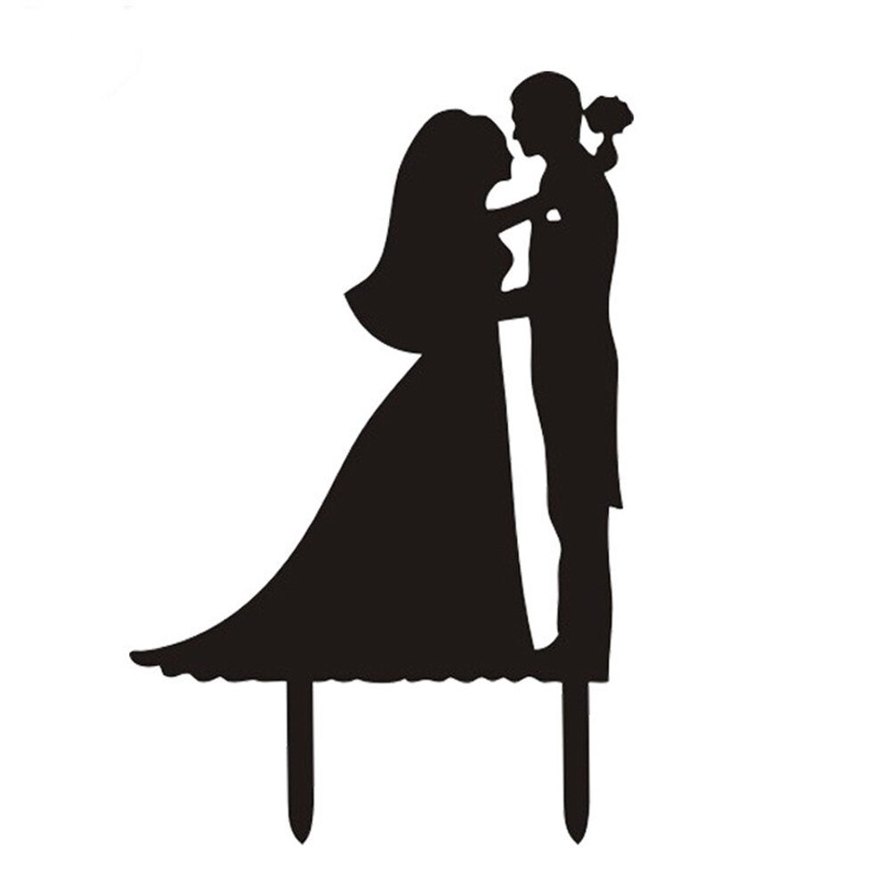 Топпер для торта с дизайном невесты и жениха из акрила, вставная карточка для свадебного торта, украшение для торта на вечеринку, материал: акрил, стиль: 9 видов, размер изделия: 180*120 мм, вес изделия: 12 г, количество в упаковке: 1 шт