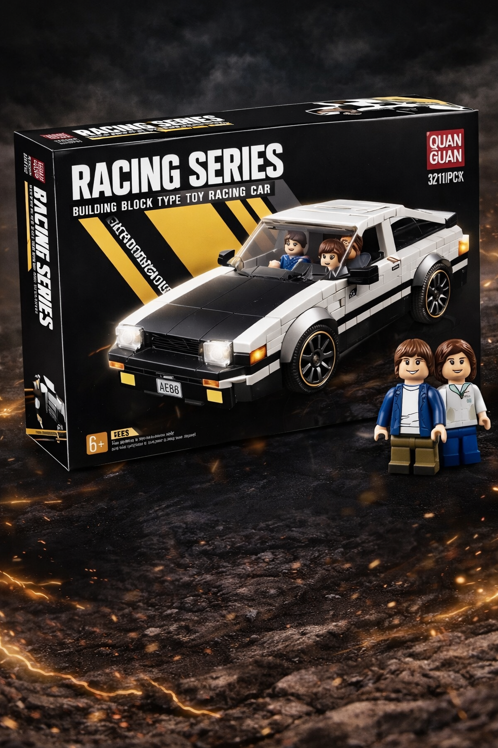 Конструктор Technic "Toyota AE86", серая, 323 детали, для детей и взрослых