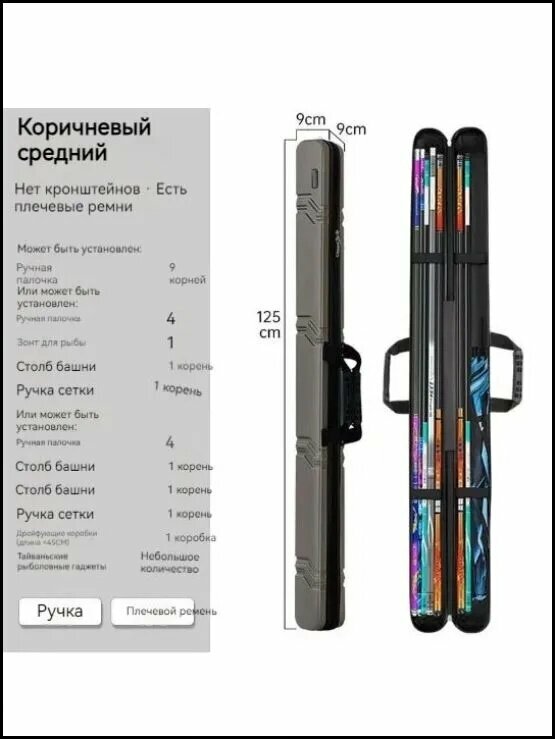 Эксклюзивный тубус для надежного хранения удилищ и спиннингов