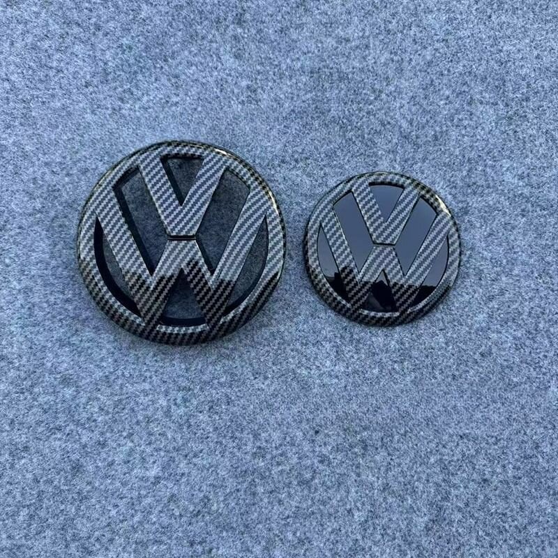 2011-2014 Volkswagen Jetta 6 передний и задний значок из углеродного волокна с водяным знаком