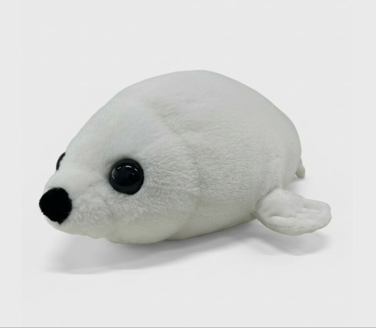 Мягкая игрушка Mimis нерпа Байкальская 55 см белая Mi300, для детей от 3х лет