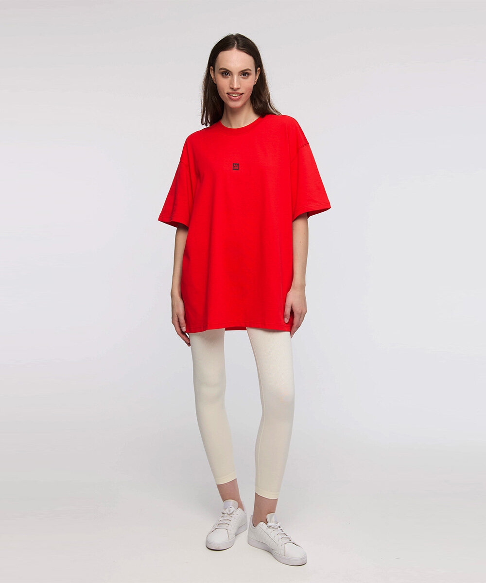 Футболка, 1 шт., размер XL, красный