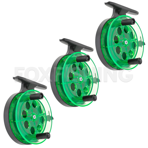 Катушка инерционная Три Кита Проводочная КП-65 зеленая 3 шт.