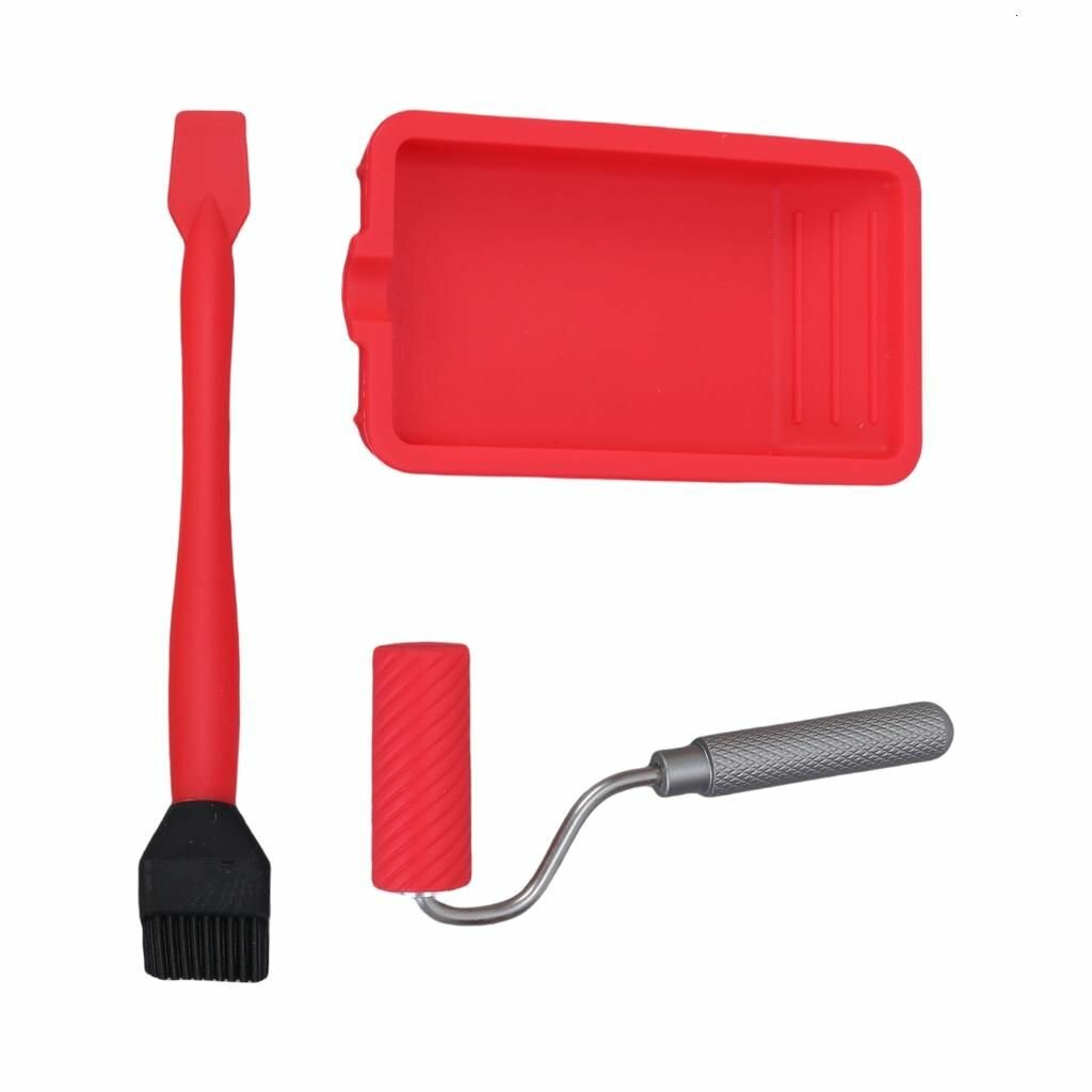 Силиконовый шпатель для клея, набор из 3 предметов