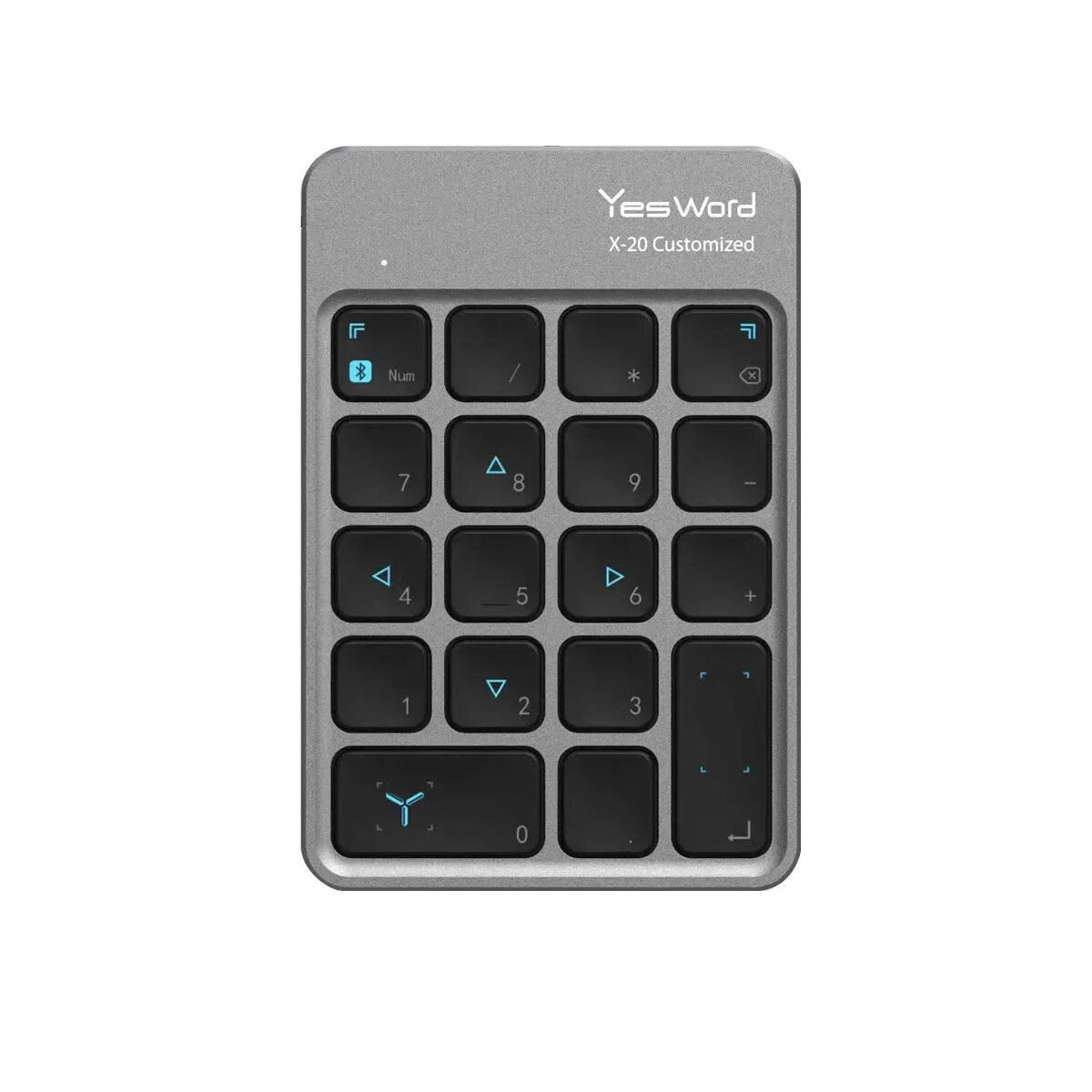 YesWord X-20 ультратонкая Bluetooth-клавиатура с поддержкой Ipad Mac и Windows, многофункциональная клавиатура на заказ, аксессуары для офисных ПК, подарки