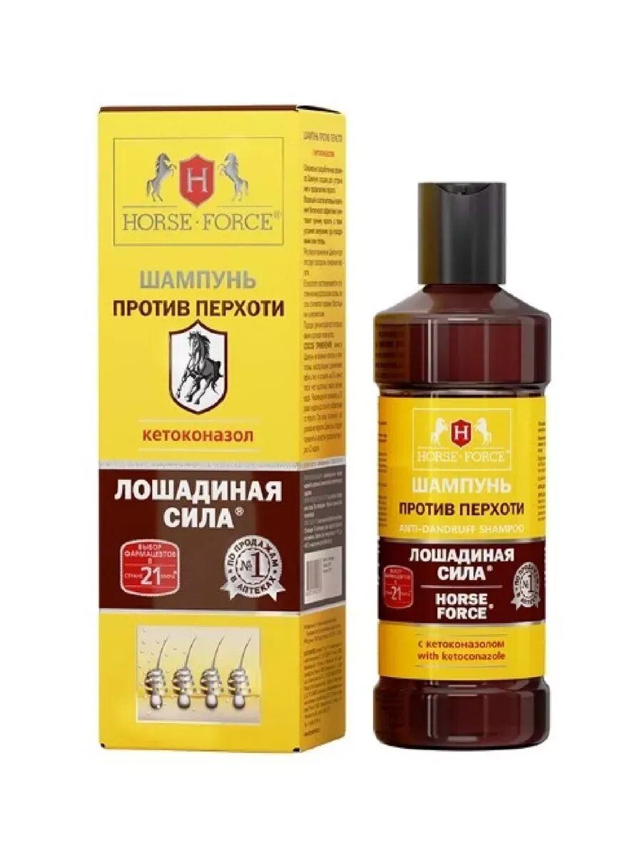 Шампунь против перхоти с кетоконазолом 250 мл - 1шт