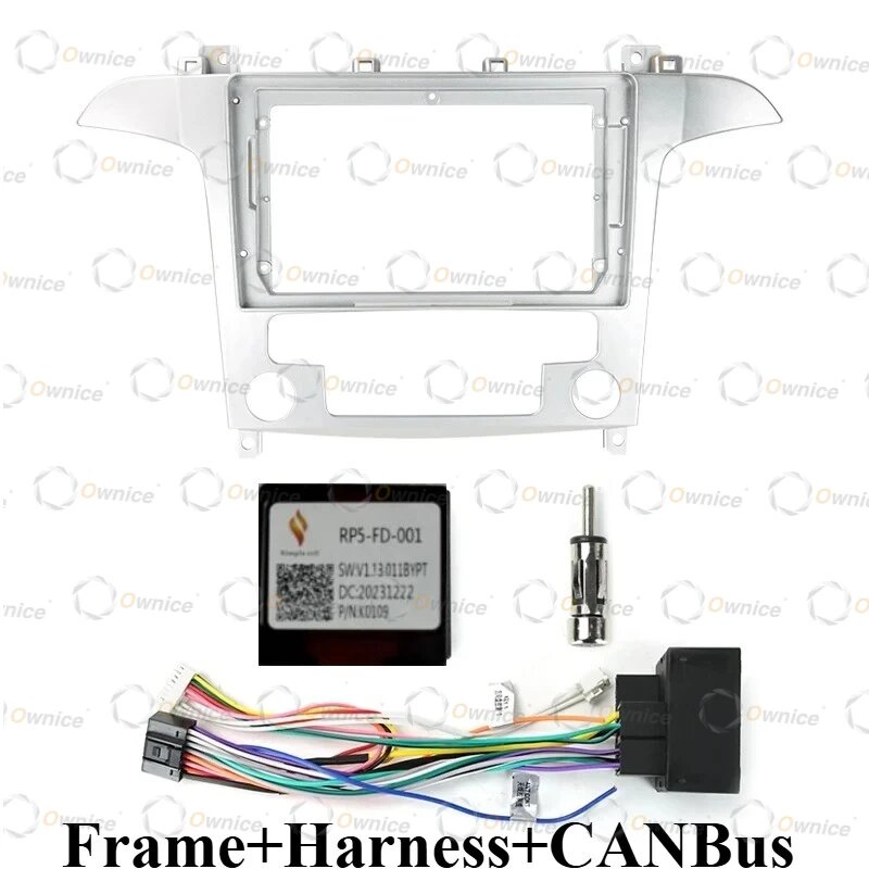 Автомобильная Android-магнитола Ownice 9 дюймов, рамка 2DIN, панель F9210-4 XC201 FD-001