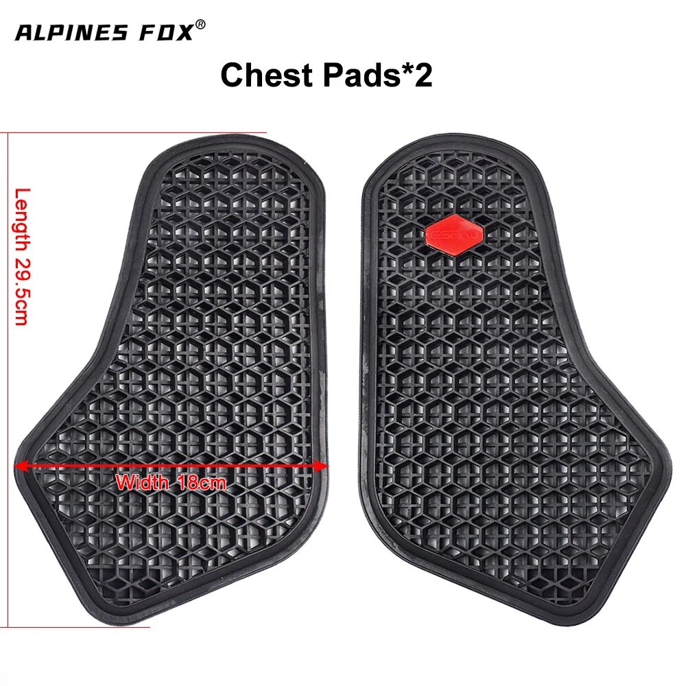 Нагрудная защита ALPINE FOX, 2 шт, 29.5x18 см
