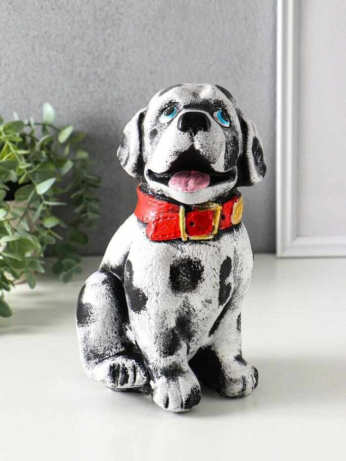 Копилка для денег Собака Далматинец , гипс, 24.5 16 13 см