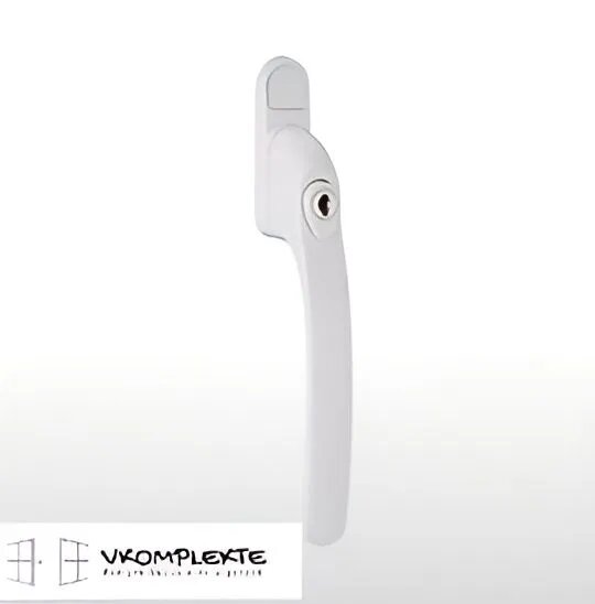 Оконная ручка greenteQ Fenstergriff узкая с ключом