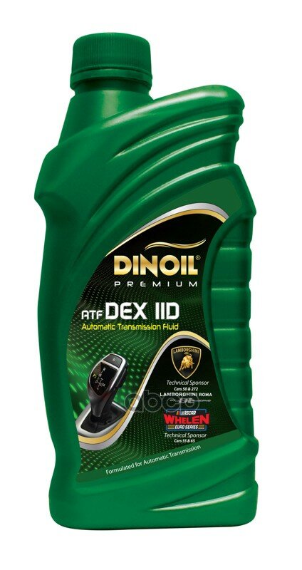 DINOIL ATF DEX II 1L масло трансмиссионное DEXRON IID, MB 236.1, ZF TE ML09, MAN 339D, VOLVO 97335 шт. DINOIL арт. 1639
