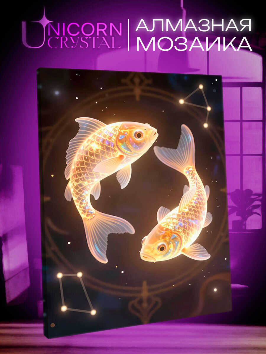 Алмазная мозаика Рыбы