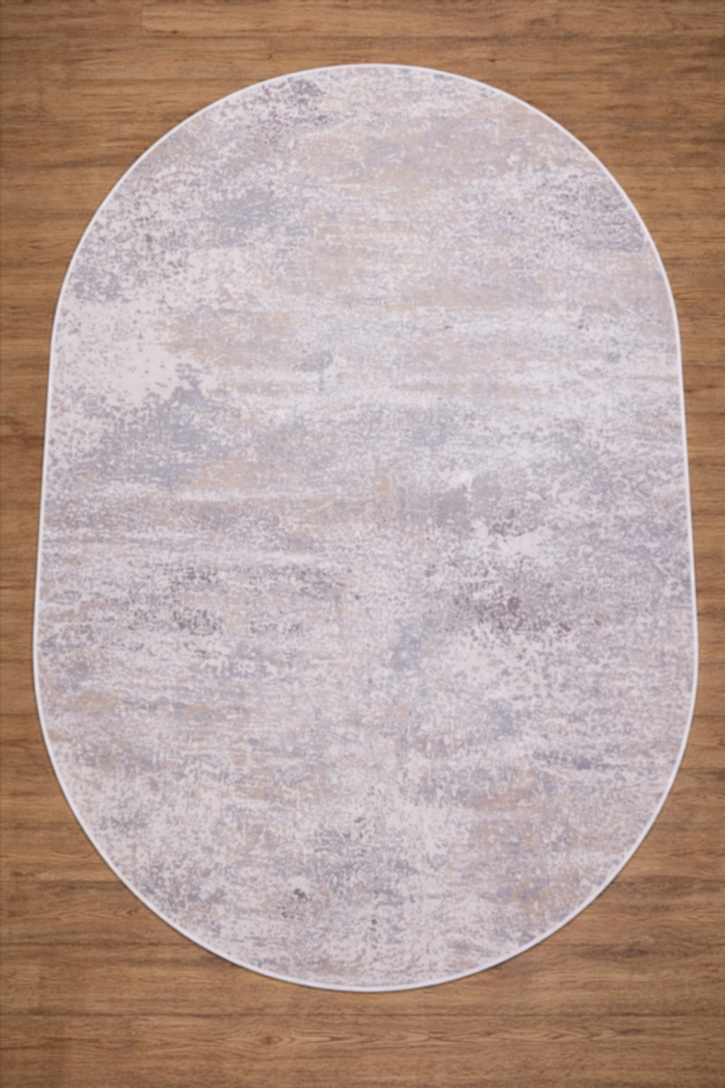 Ковер Лакшери дизайн 27705 цвет 23428 Овал 0.8x1.5м